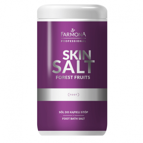 FARMONA - SKIN SALT FOREST FRUITS Sól do kąpieli stóp 1400 g NAAK NAILS